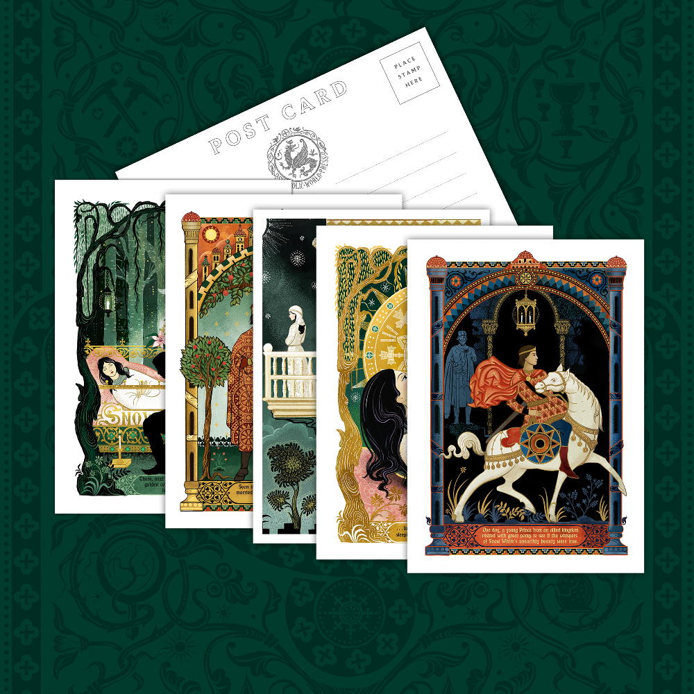 Snow White Postcards - Set of 5 – The Symbolic World Store