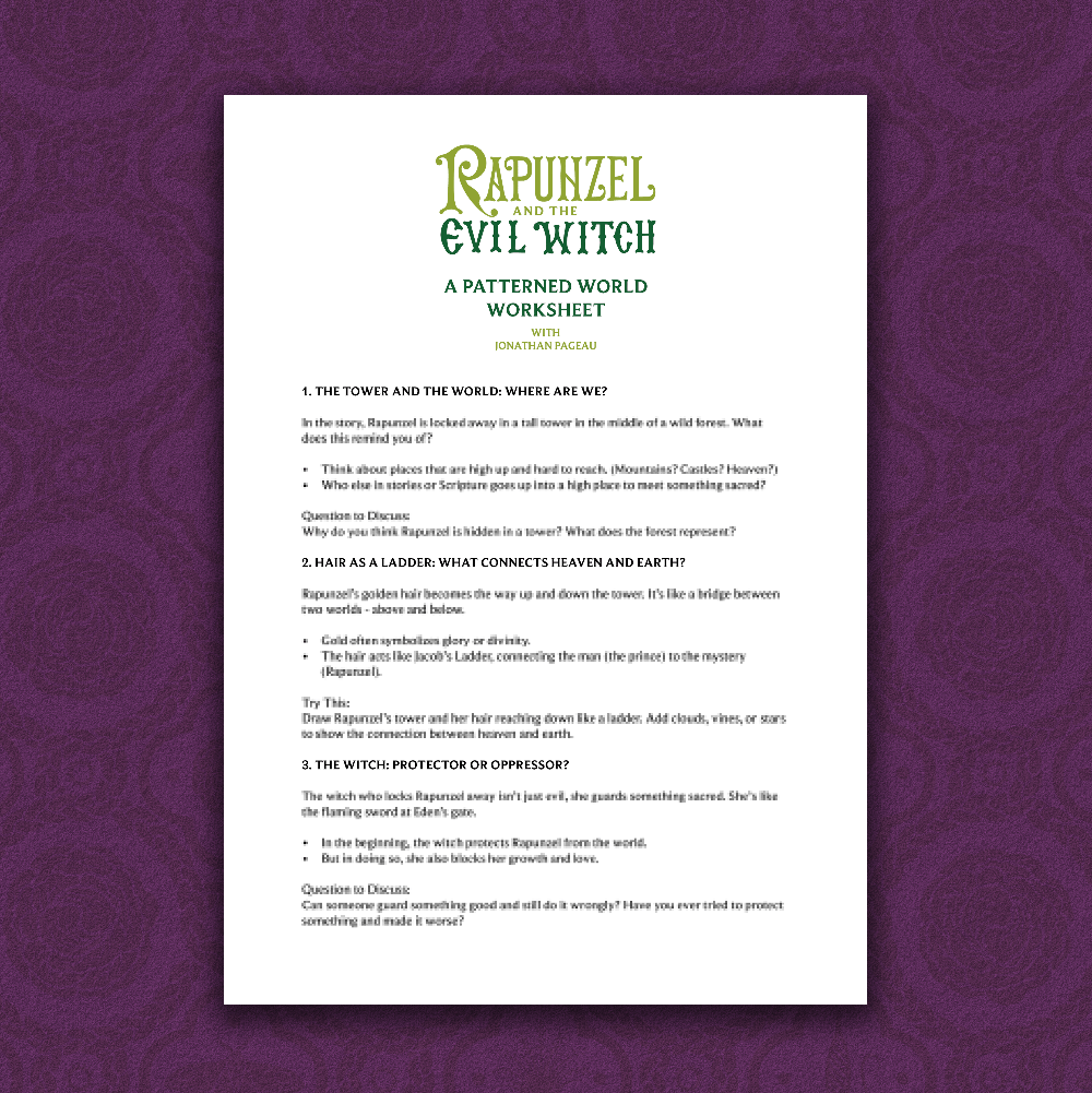 Rapunzel Worksheet – The Symbolic World Store