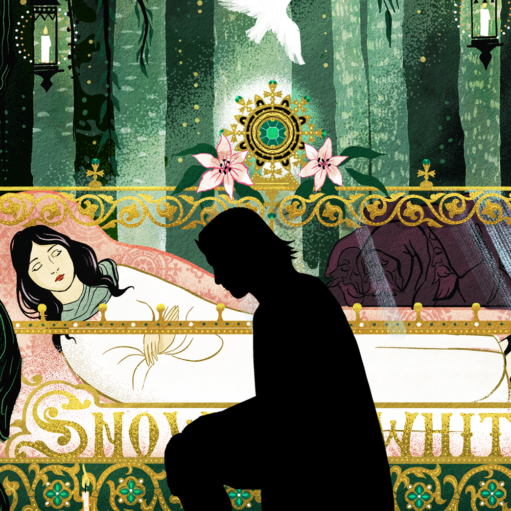 Snow White's Coffin - 8"x10" Art Print – The Symbolic World Store