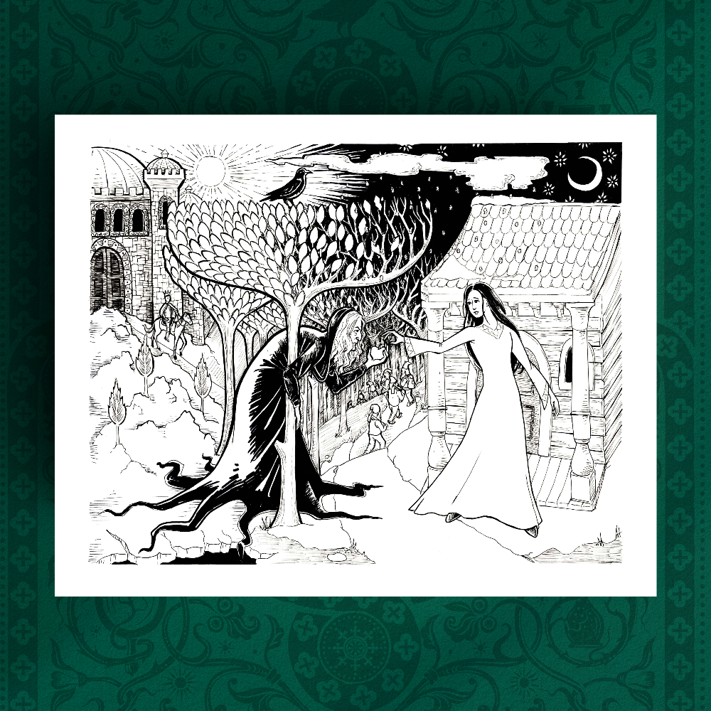 The Apple Offered - 8"x10" Art Print – Symbolic World Press